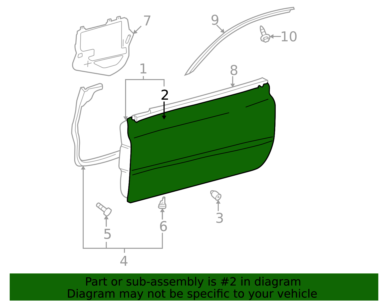 67112-AA040 - Outer Panel Longo Toyota Parts