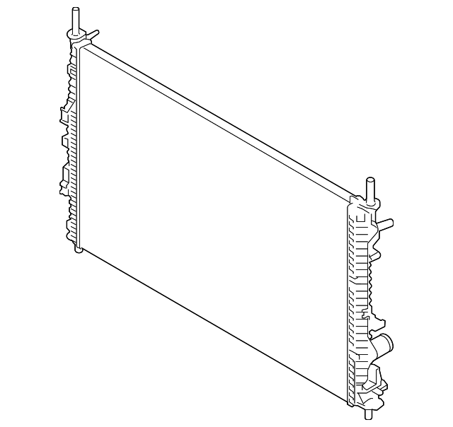 Radiator | CK4Z-8005-B | Walls' Ford Parts