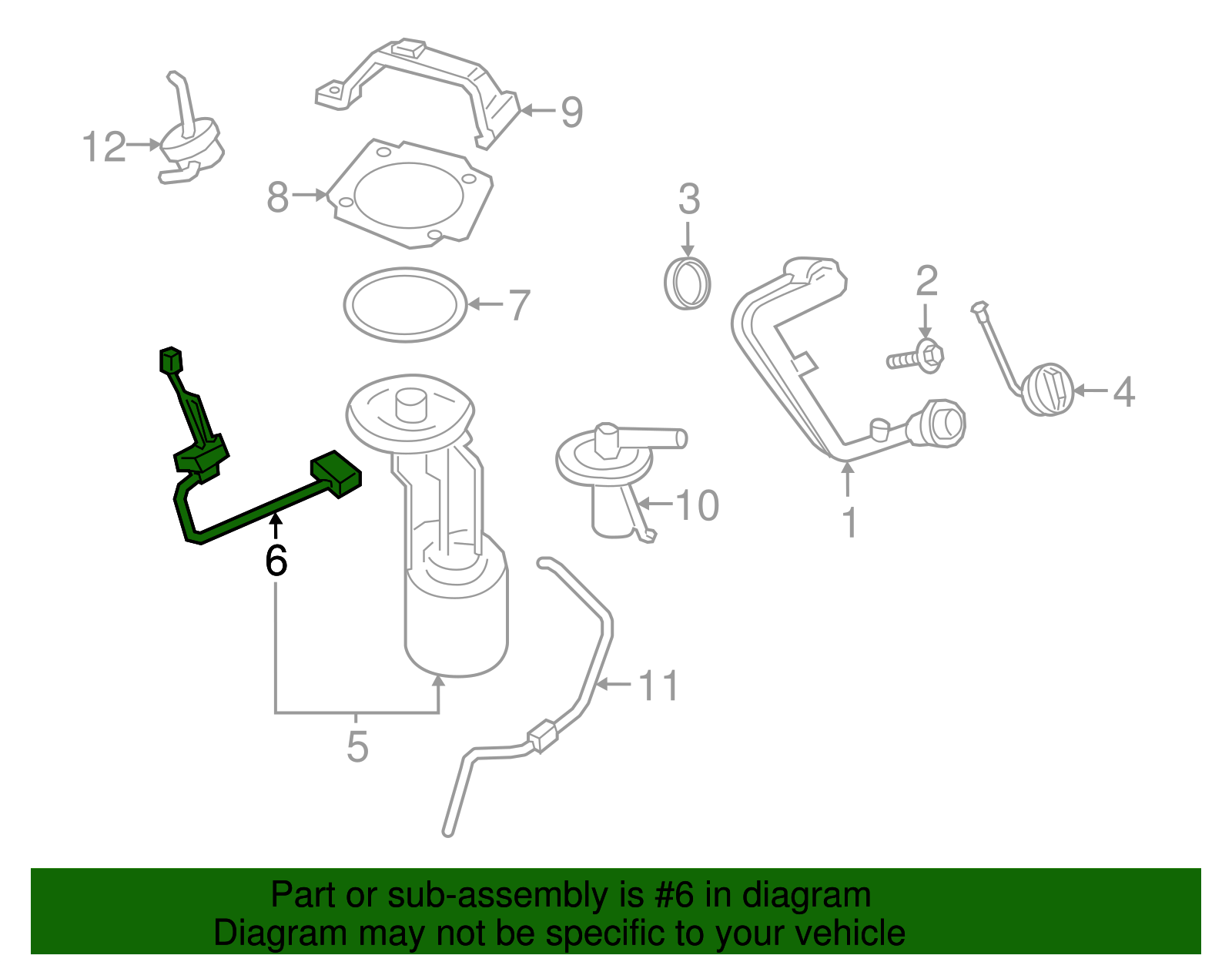 PS-1003 - Motorcraft™ Fuel Tank Sending Unit 2017-2023 Ford | Ford ...