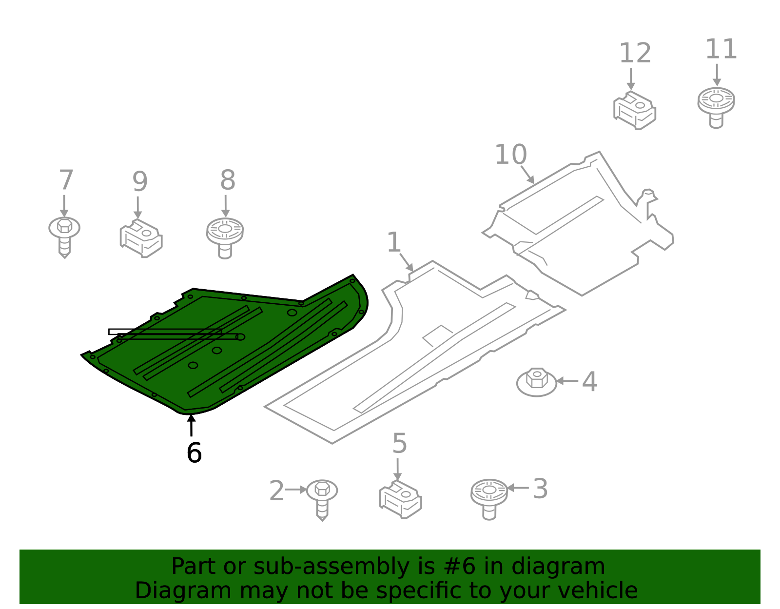 51-75-7-428-178 - Center Shield 2021-2024 BMW | BMW Part Search