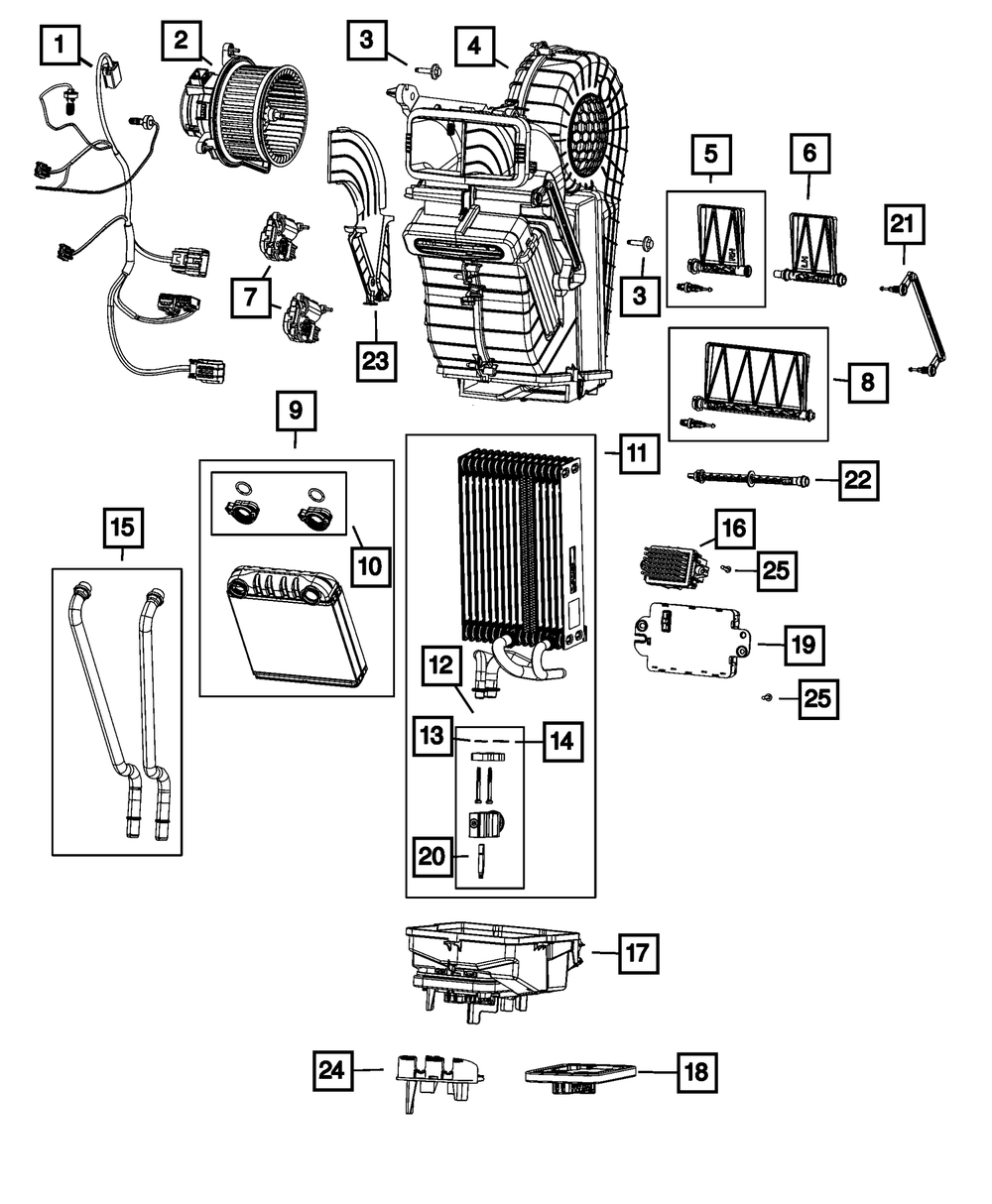 68567494AA - Heater Core Tubes Clamp Kit 2022-2023 Jeep | The Official ...
