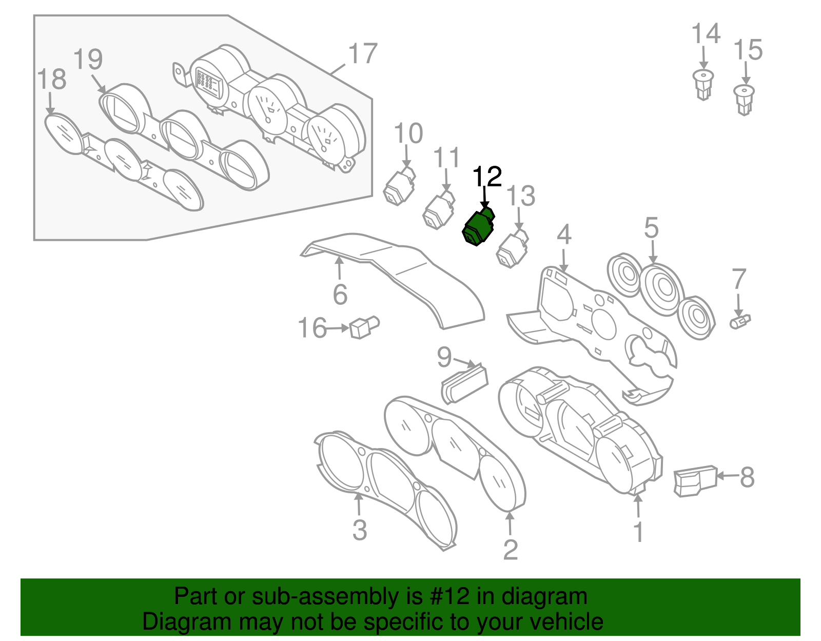 Genuine Convertible Top Switch (z33 350z) - 25450-CD000 | NissanParts ...