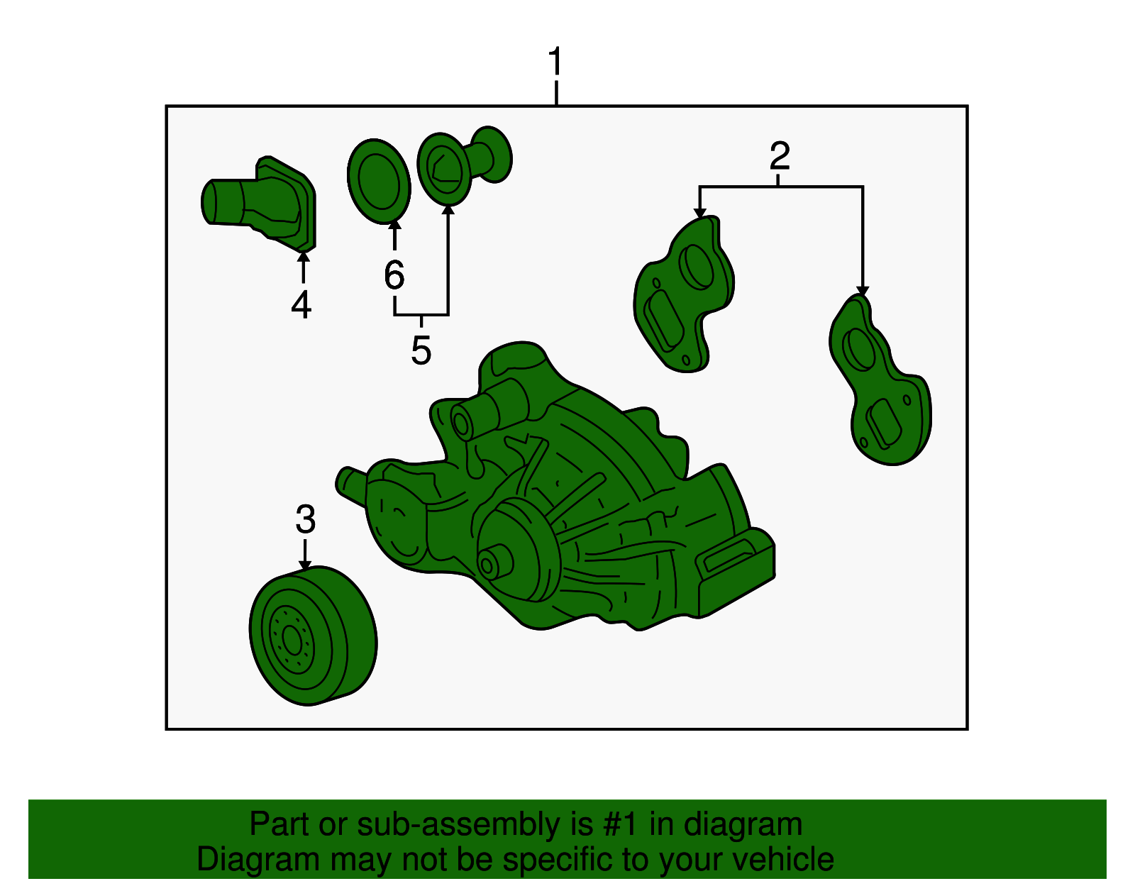 2007-2020 gm Water Pump kit (Replaces part number 12681417) 19434033 gm ...