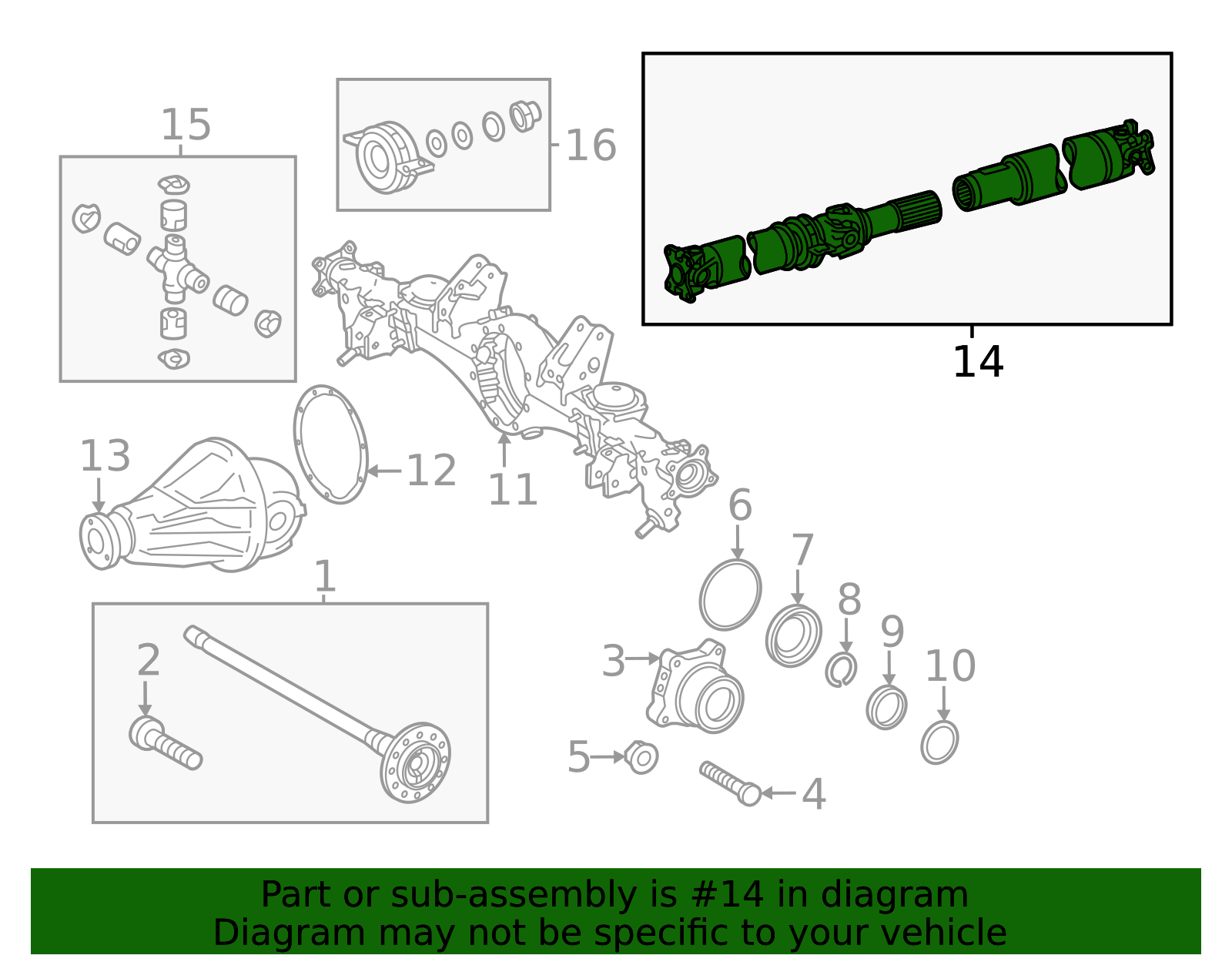 Drive Shaft Replacement - OEM Drivetrain Link for Toyota | AutoNation Parts