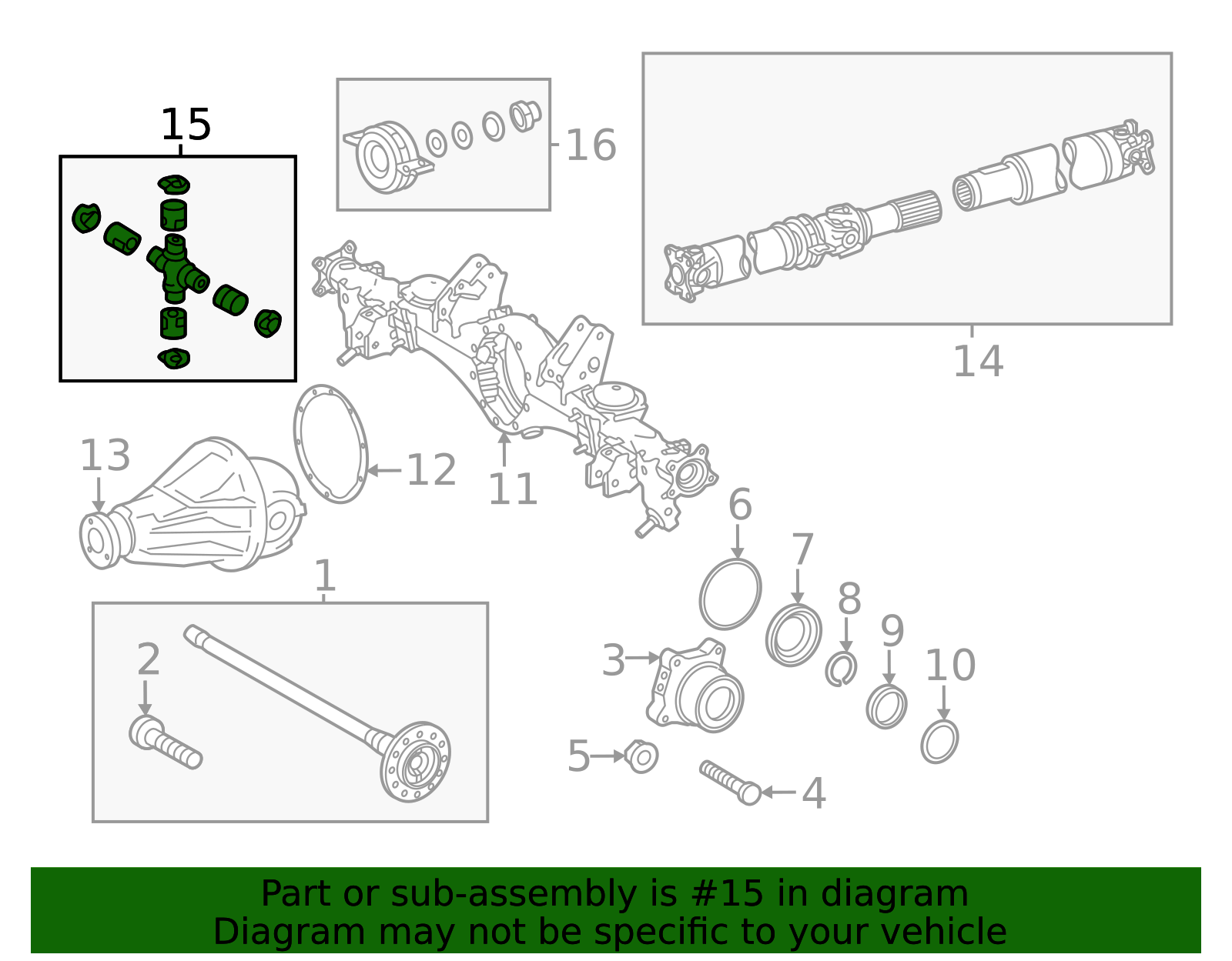 Genuine Toyota Tacoma U-Joint Universal Joint 04371-04031 | Frontier Toyota