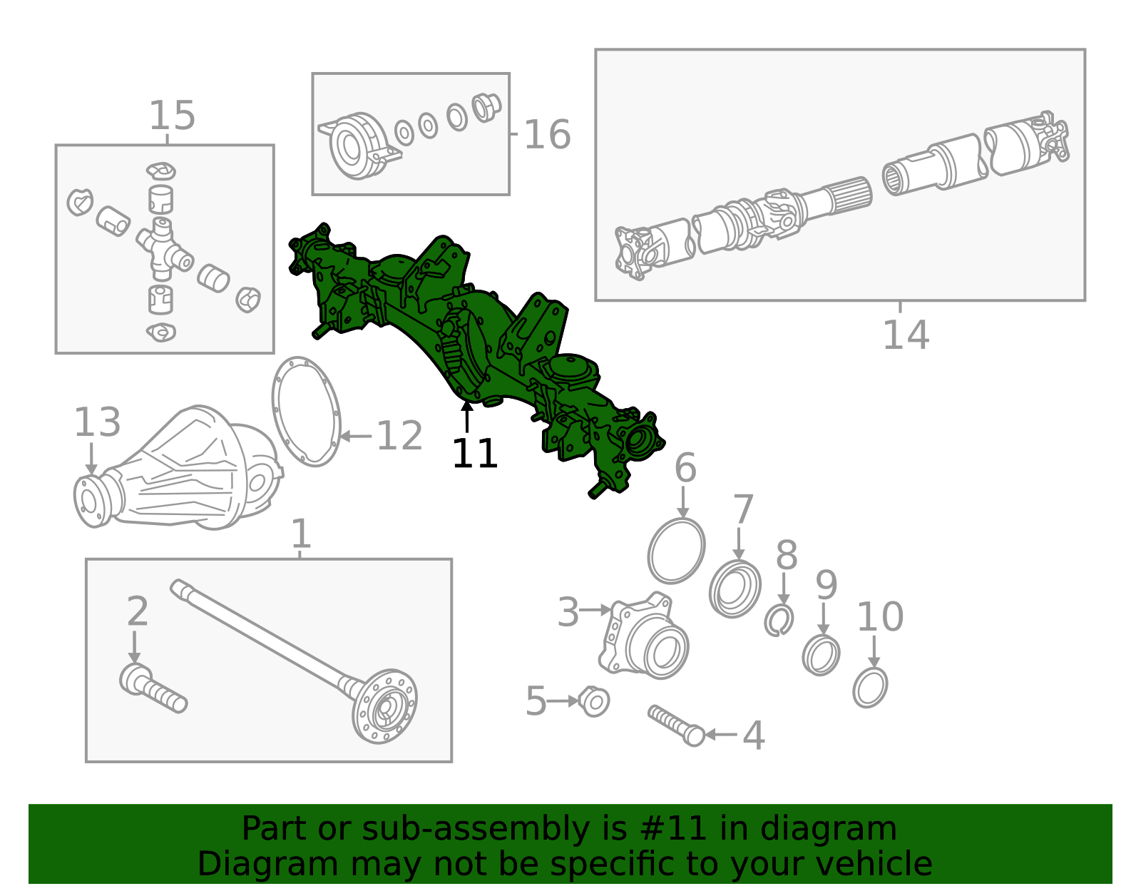 42110-AK020 - Axle Housing Longo Toyota Parts