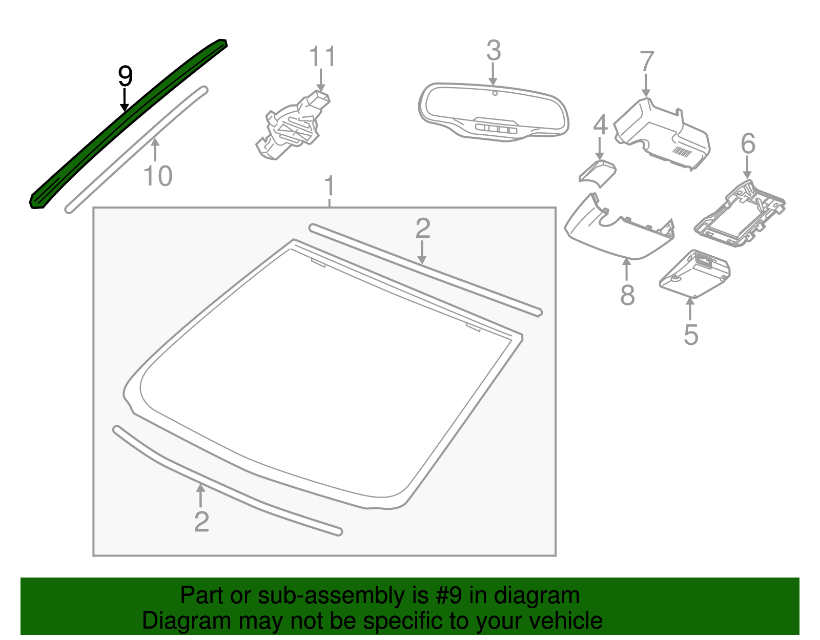 92274133 - OEM GM Reveal Molding | GMPartsCenter.net | GM Parts Center