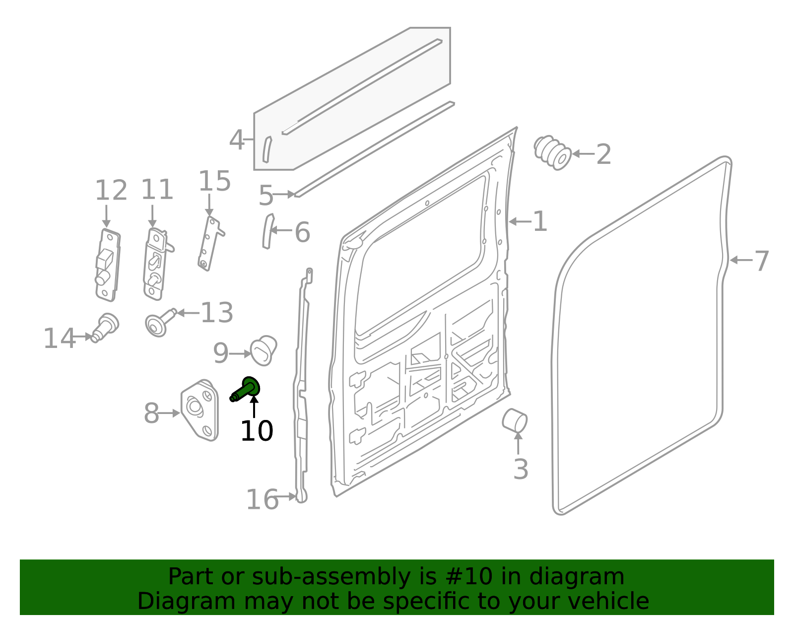 2015-2025 Ford Fog Light Trim Bolt W711581-S450B | Ford AutoNation Parts
