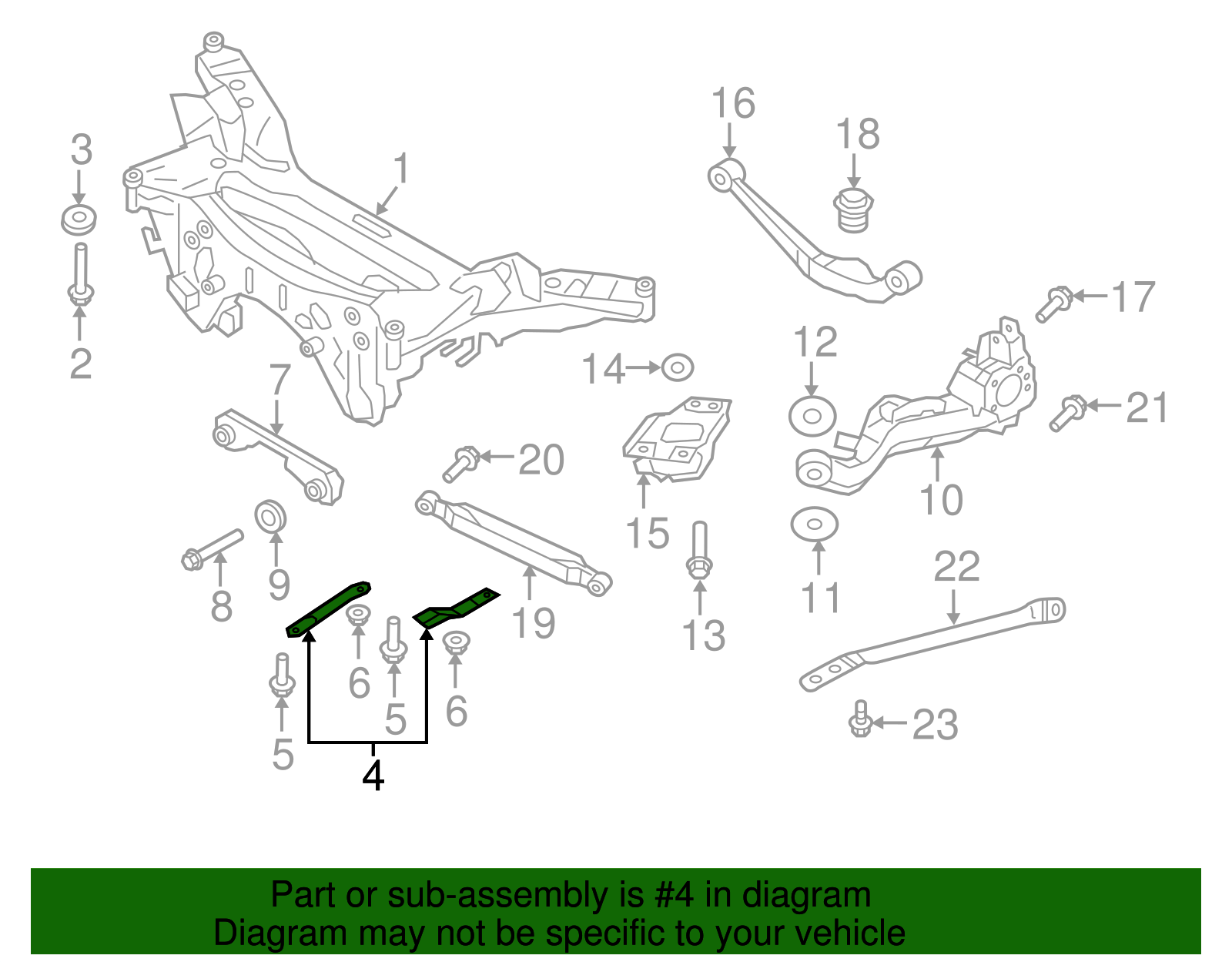 2017-2023 Nissan Stay Bracket 55452-JY00B | Nissan Parts OEM