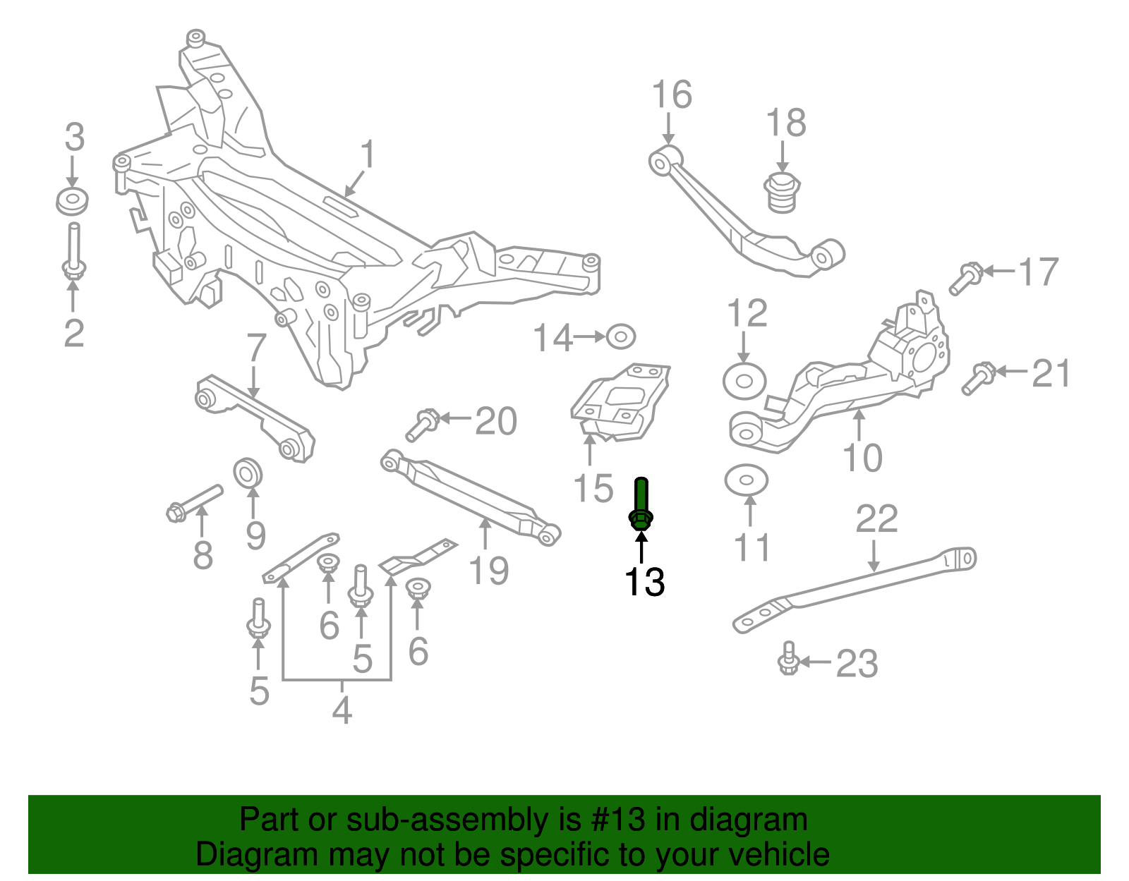 55226-JG00B - Knuckle Bolt - 2008-2019 Nissan | Conicelli Nissan