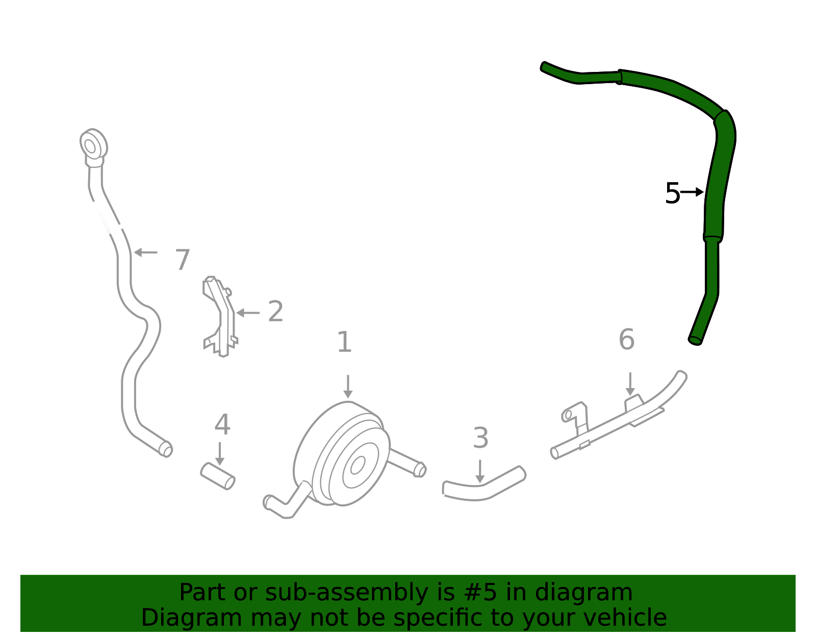 Engine Coolant Hose 21306-8J115 | Nissan Parts OEM