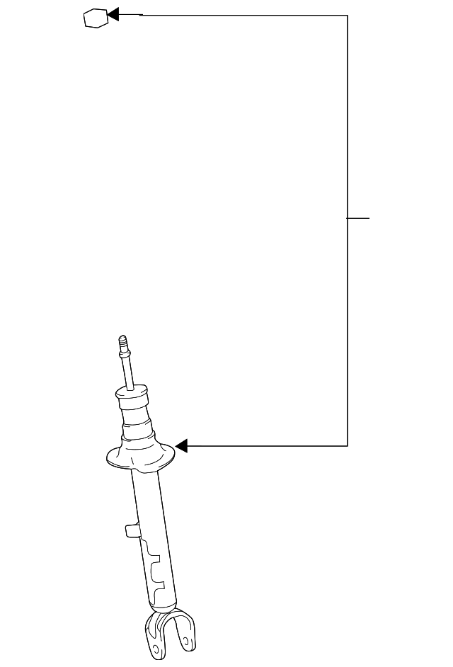 48520-80375 - Strut - 2013-2015 Lexus | My L Parts