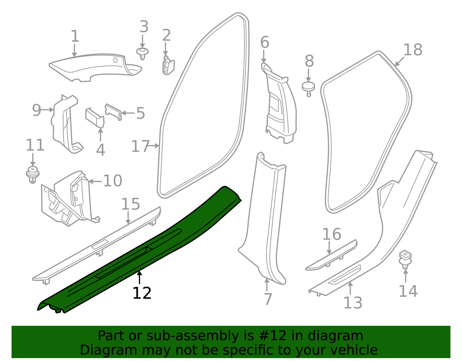 51477329463 - 2014-2019 BMW Front Sill Plate (51-47-7-329-463) | BMW of ...