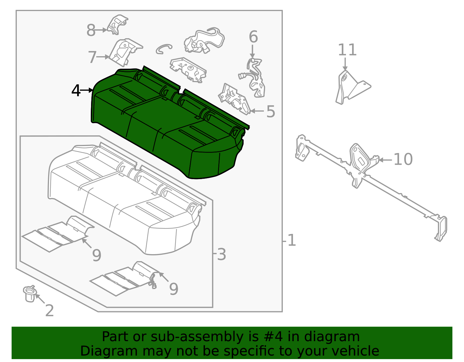88320-6RR3C - Cushion Cover Nissan Wholesale Direct