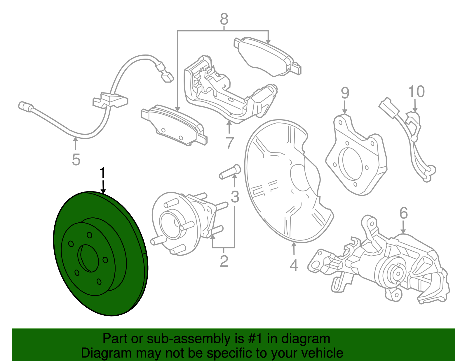 13514611 - 2016-2023 Chevrolet - Rotor | Partners Chevy
