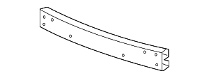 2010-2015 Chevrolet Camaro Front Bumper Impact Bar 22785364 | Capital ...