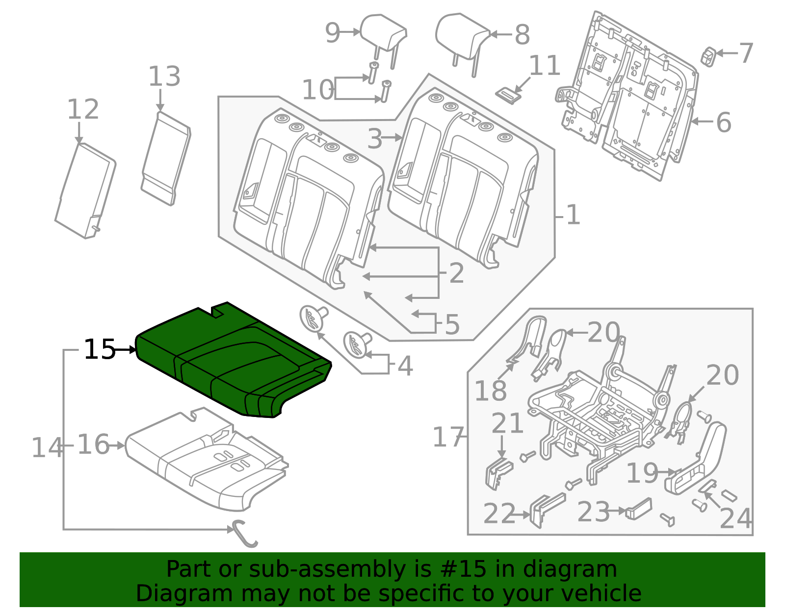89160-GI200-NKS - 2022-2024 Hyundai Ioniq 5 - Cushion Cover | Conicelli ...