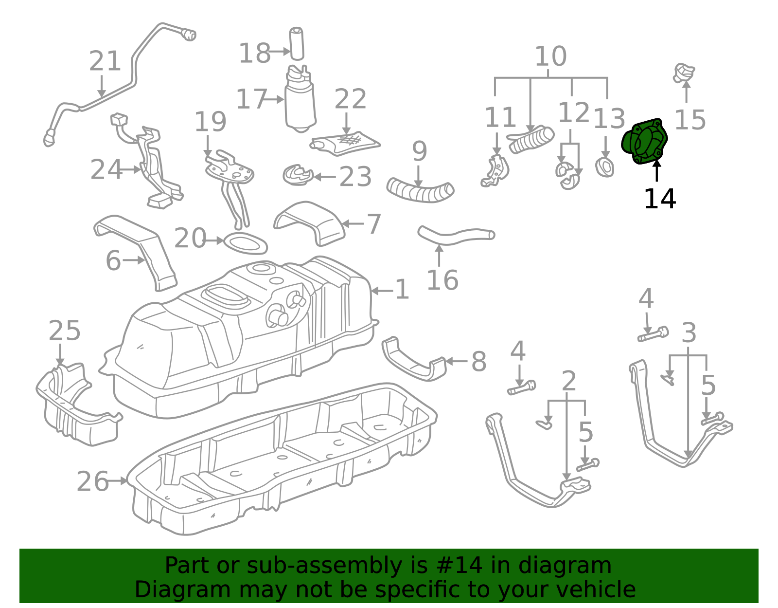 Genuine Official Toyota Fuel Pocket part# 77290-0C040 for 2004-2006 ...