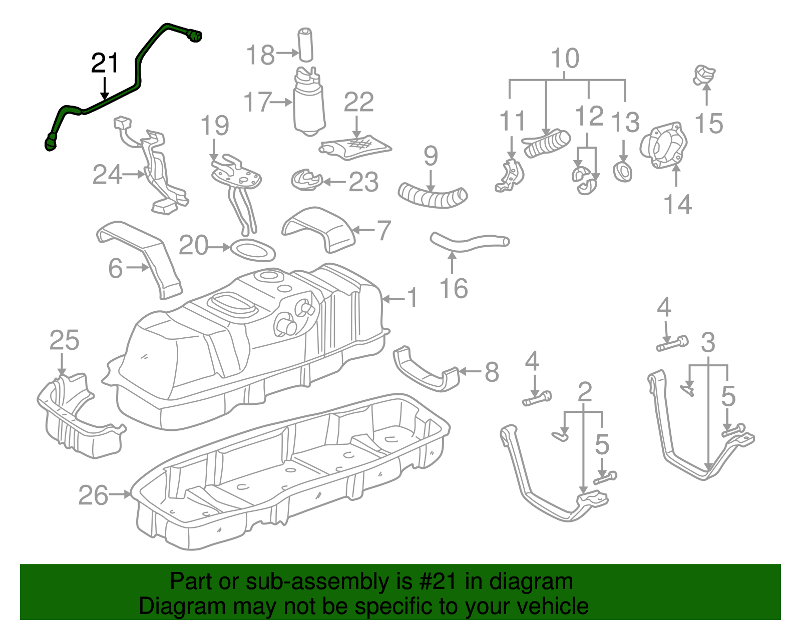 2000-2002 Toyota Tundra Fuel Hose 77209-0C010 | OEM Parts Online