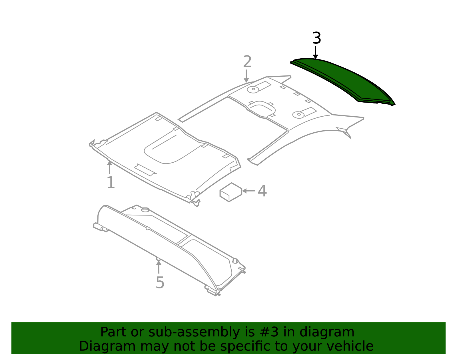 54377128742 - 2007-2020 BMW Headliner (54-37-7-128-742) | BMW of South ...