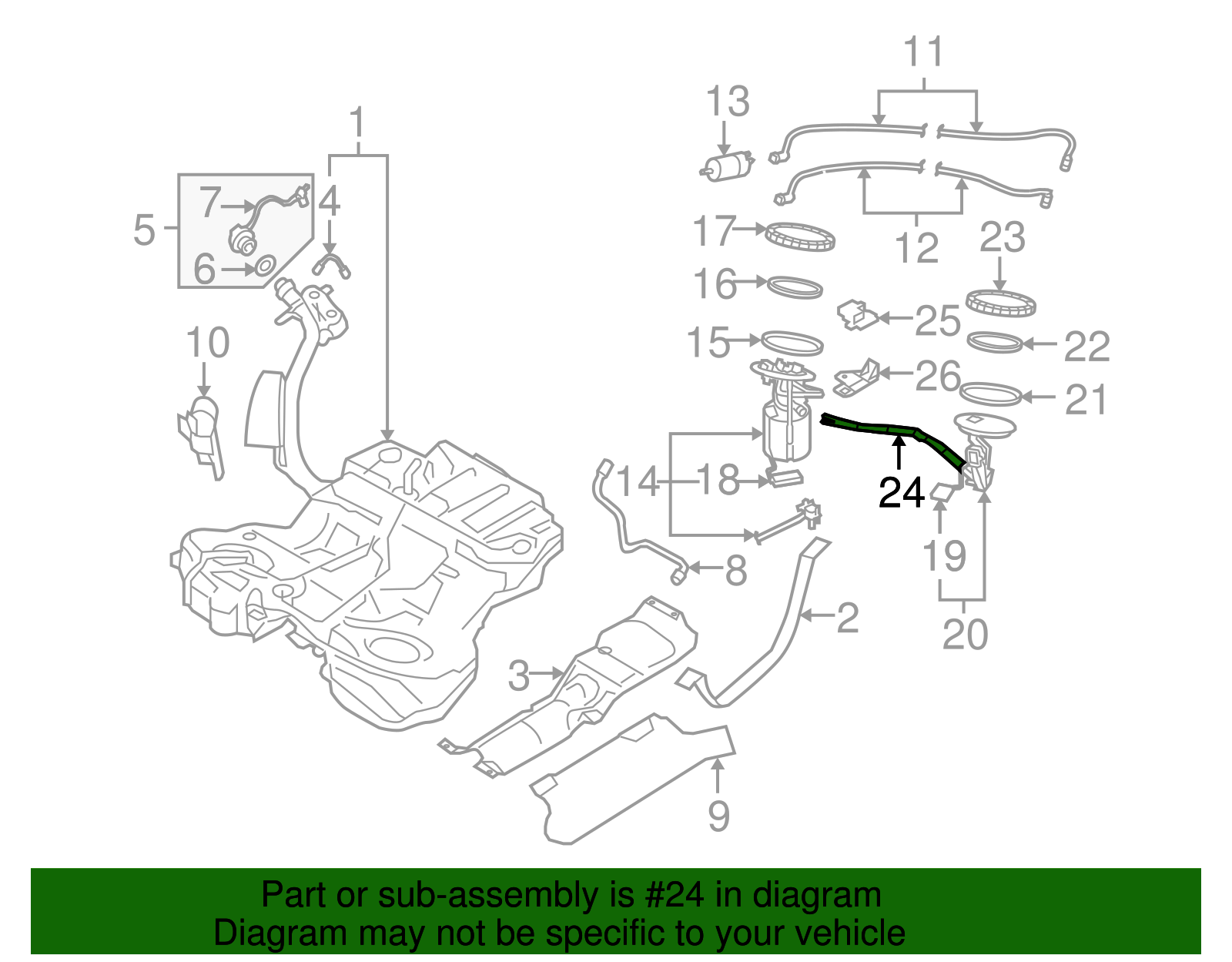 4F0-919-051-AM - Electric Fuel Pump 2007 Audi S6 | Audi OEM Parts Guy