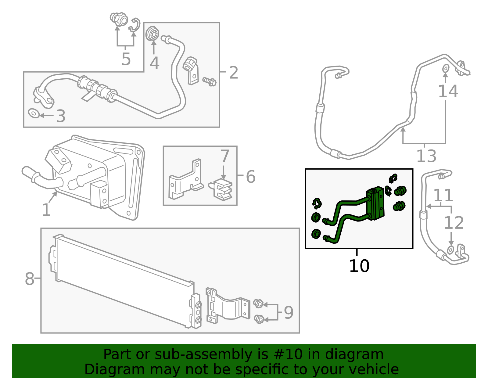 2019-2024 Cadillac XT4 Transmission Fluid Cooler Thermal Bypass Valve ...