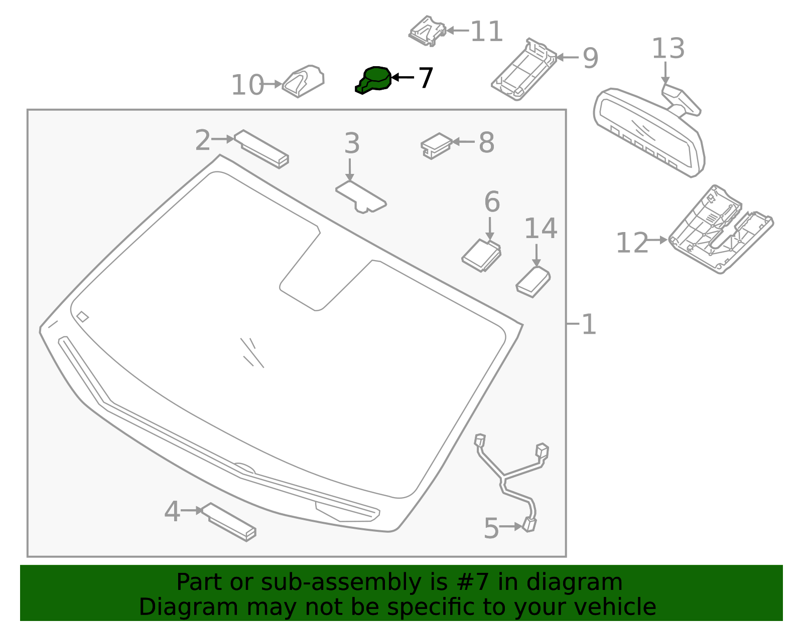 96000-B1000 - Rain Sensor - 2017-2020 Genesis G80 | Joseph Airport Hyundai