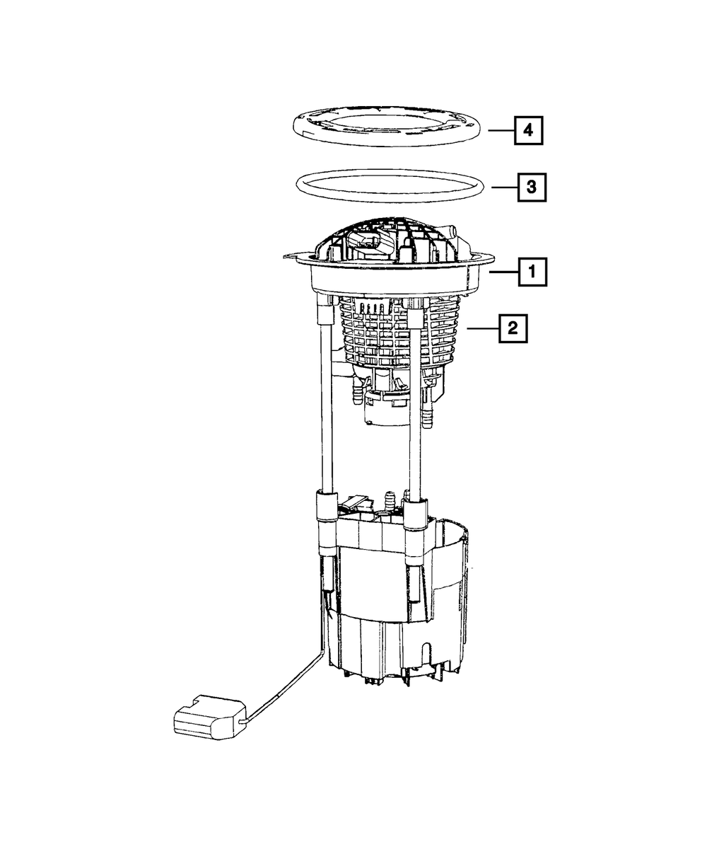 68003181AF - Fuel Tank Module Package 2007-2009 Dodge Ram 3500 | JK ...