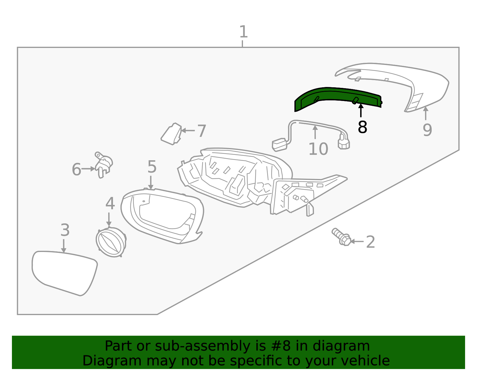 87623-J6000 - Turn Signal Lamp 2019-2020 Kia K900 | Kia.Parts Store