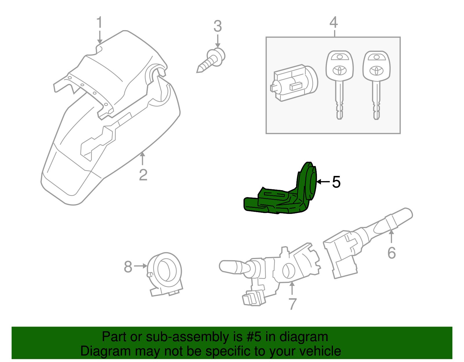 2013-2014 Toyota Ignition Immobilizer Module 89783-0C020 | Toyota Parts ...