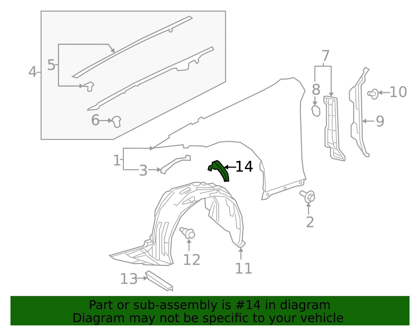2018-2024 Lexus Air Guide 53153-11010 | OEM Parts Online