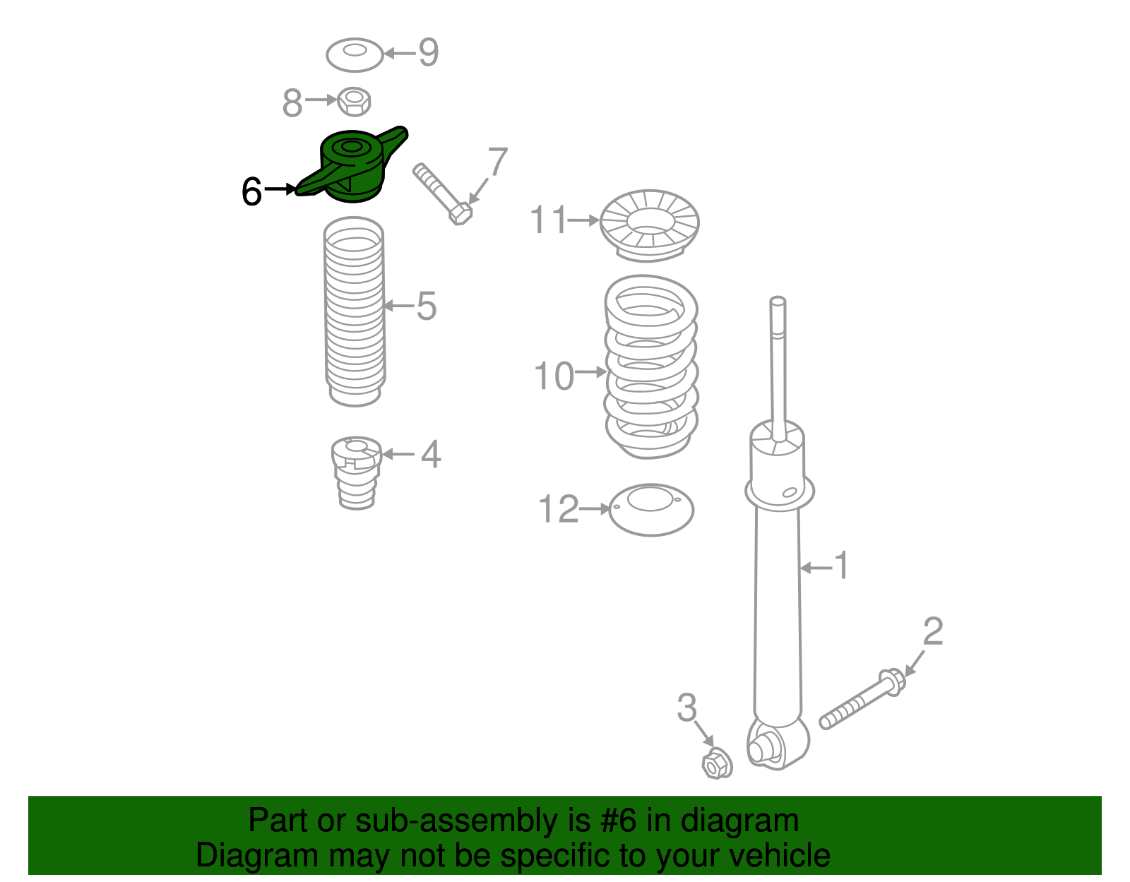 55330-C5050 - Upper Mount 2016-2020 Kia Sorento | Kia.Parts Store