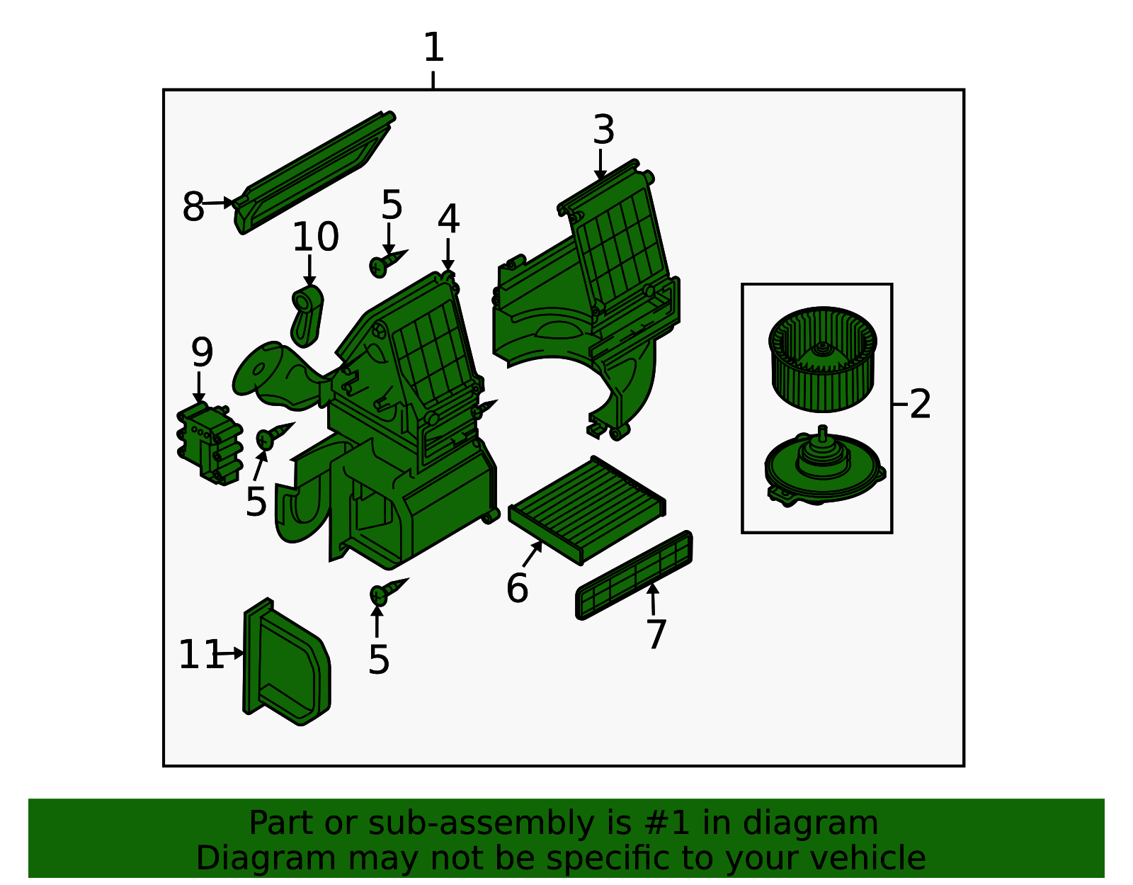 EG21-61-140B - 2007-2008 Mazda CX-7 - Blower Assembly | Mazda Parts Factor
