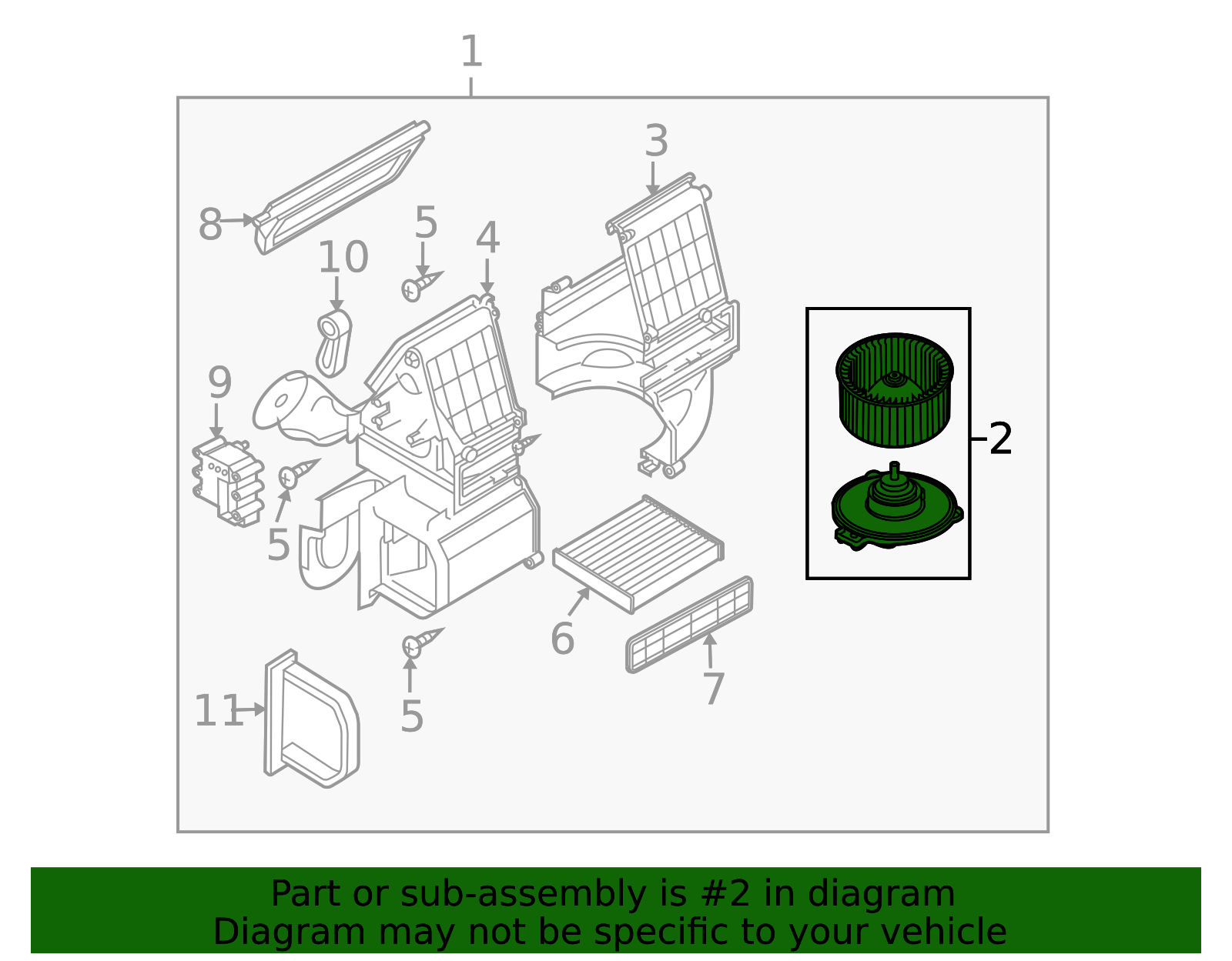 EG22-61-B10 - High-Quality Blower Motor for 2009-2012 Mazda CX-7 ...