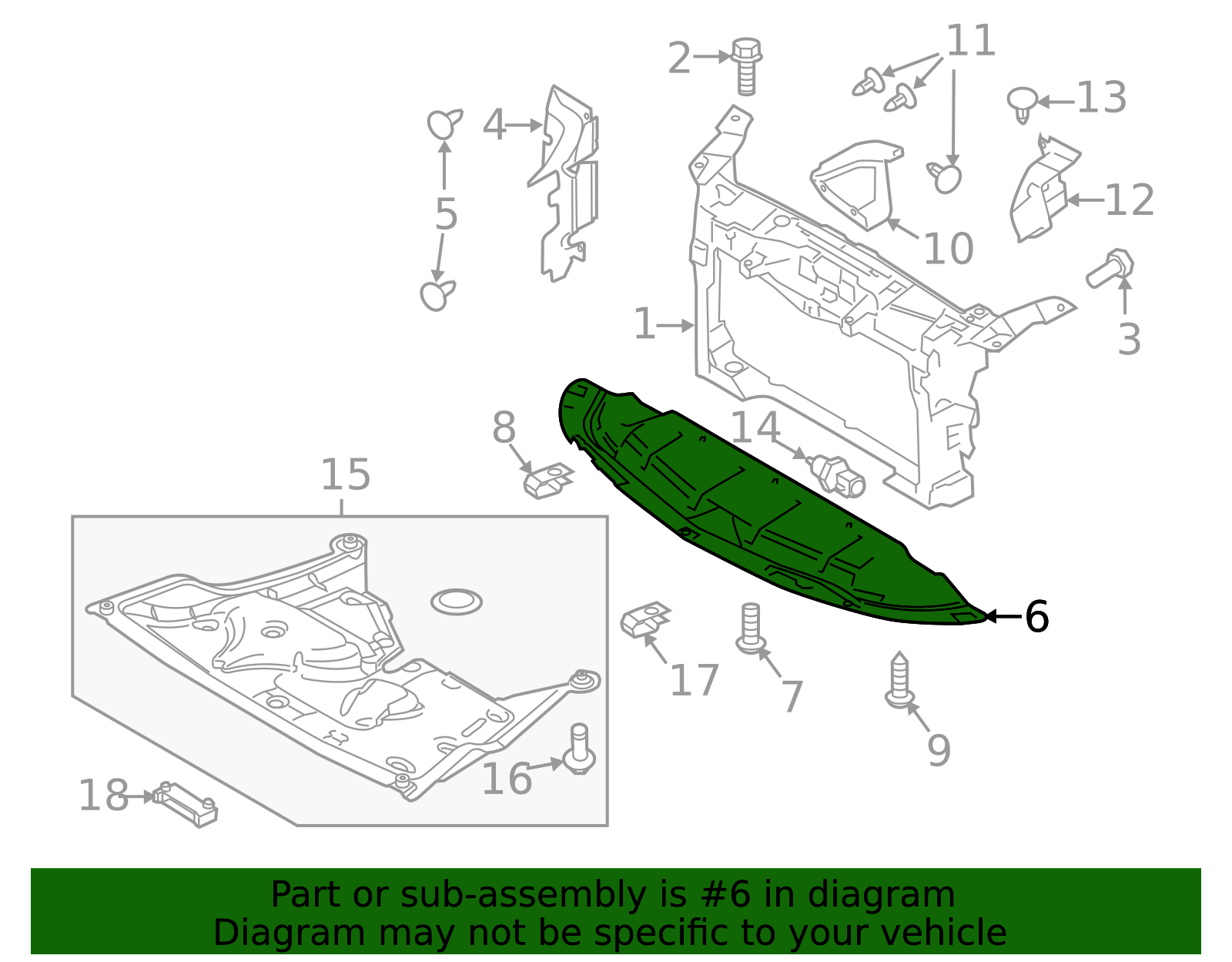 2009-2012 Lincoln MKS Lower Deflector 8A5Z-8327-A | Ford OEM Parts Outlet