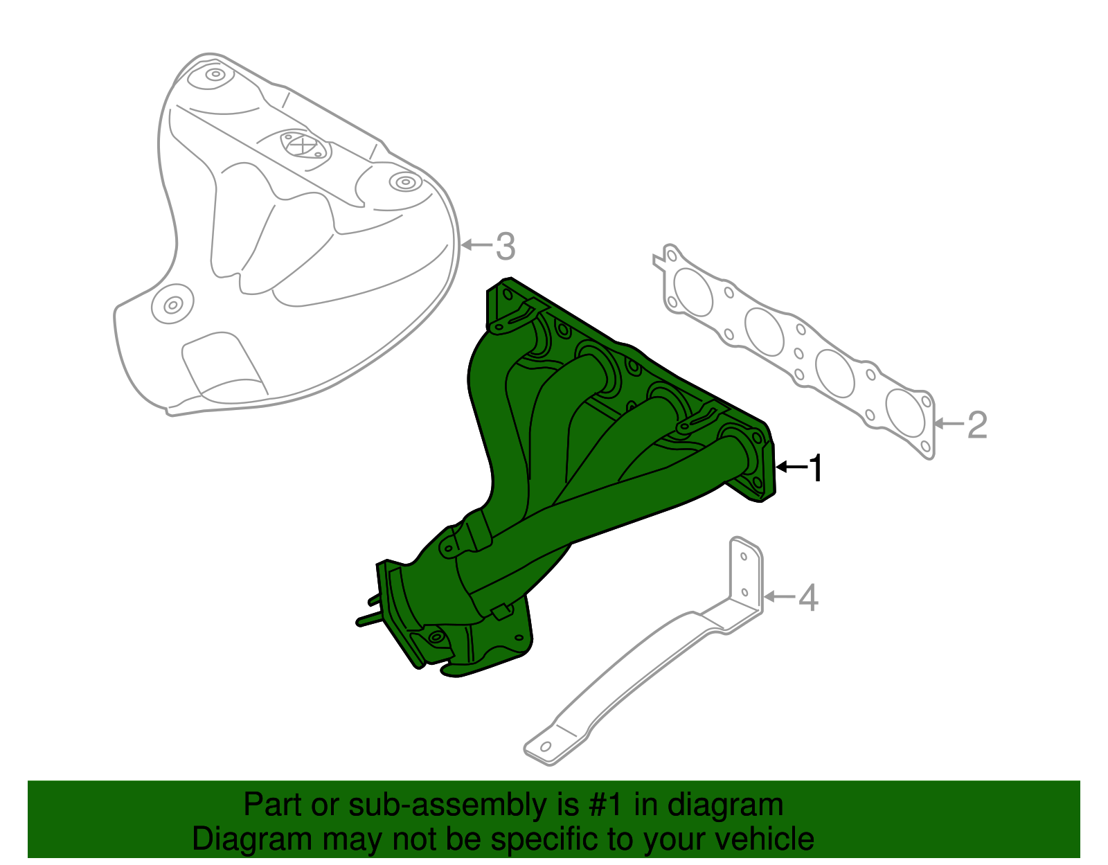 28510-2EHK0 - Catalytic Converter 2017-2019 Kia Soul | Kia.Parts Store