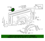 77305-04090 - Fuel Filler Door 2016-2023 Toyota Tacoma | Longo Toyota Parts