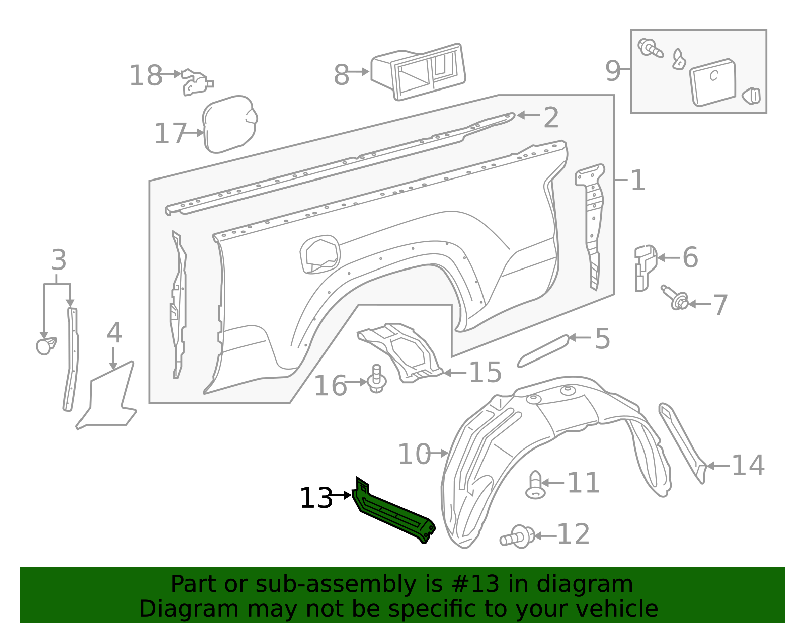 2016-2023 Toyota Tacoma Front Brace 65671-04080 | Toyota Parts Center