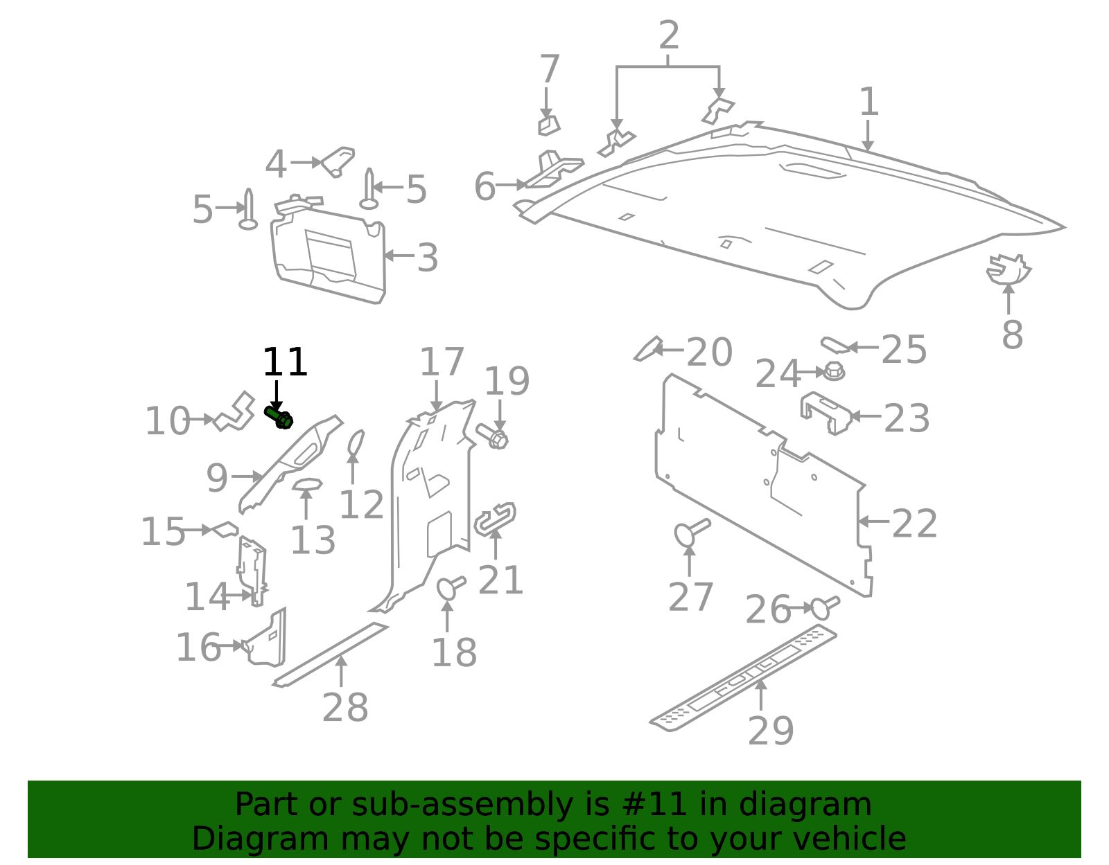 2009-2014 Ford F-150 Windshield Pillar Trim Screw -W714002-S424 ...