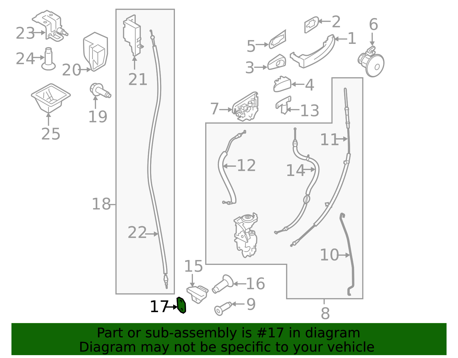 2015-2025 Ford Lower Striker Reinforcement BK2Z-6122078-A | OEM Parts ...