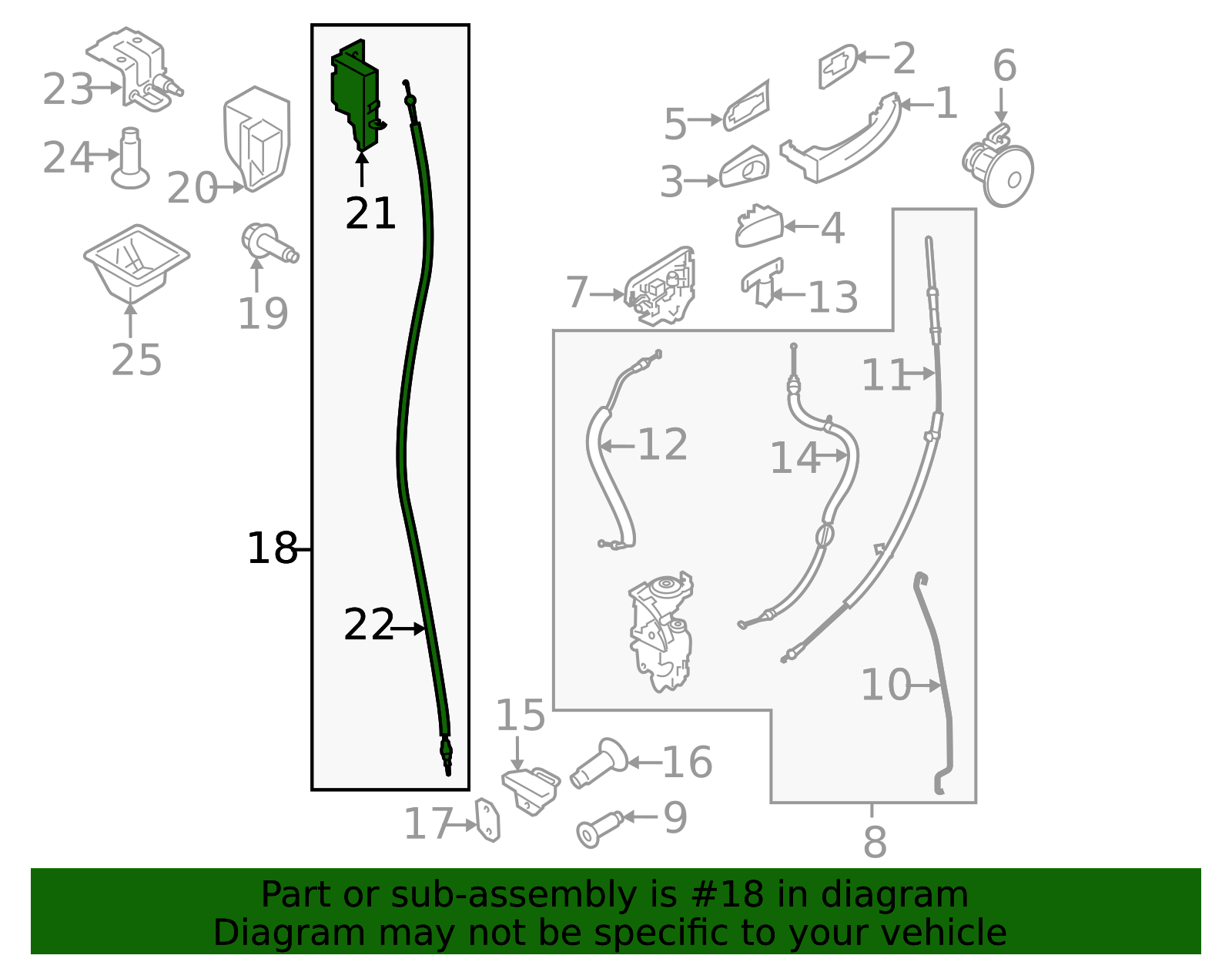 2015-2025 Ford Door Latch Assembly EK4Z-6143286-A | Awesome Parts Ford