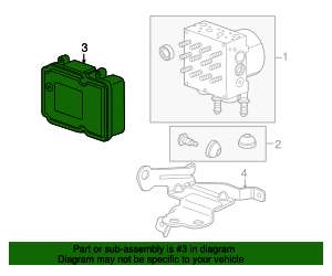 2012-2017 GM Electronic Brake and Traction Control Module 22754644 ...