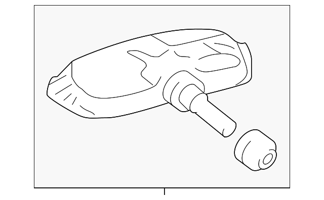 2012-2019 Toyota Tire Pressure Monitoring System Sensor 42607-06020 ...