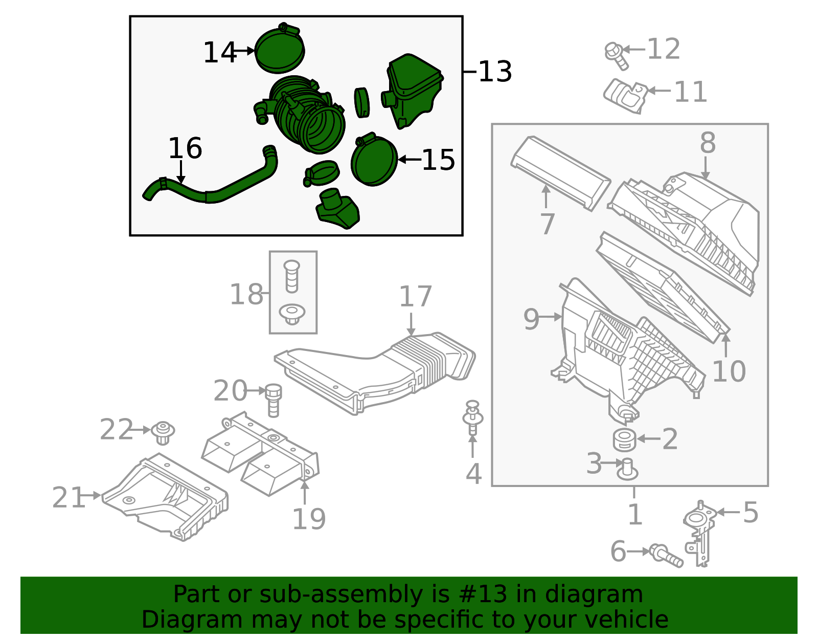 28130-C5200 - Intake Hose 2016-2020 Kia Sorento | Kia.Parts Store