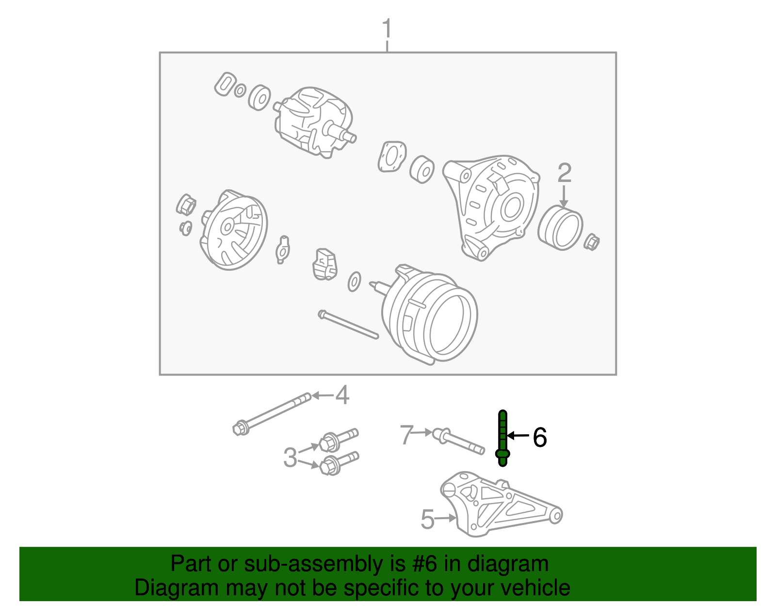 OEM 2006-2015 Honda Civic Mount Bracket Stud 90041-RRA-A00 | Honda ...