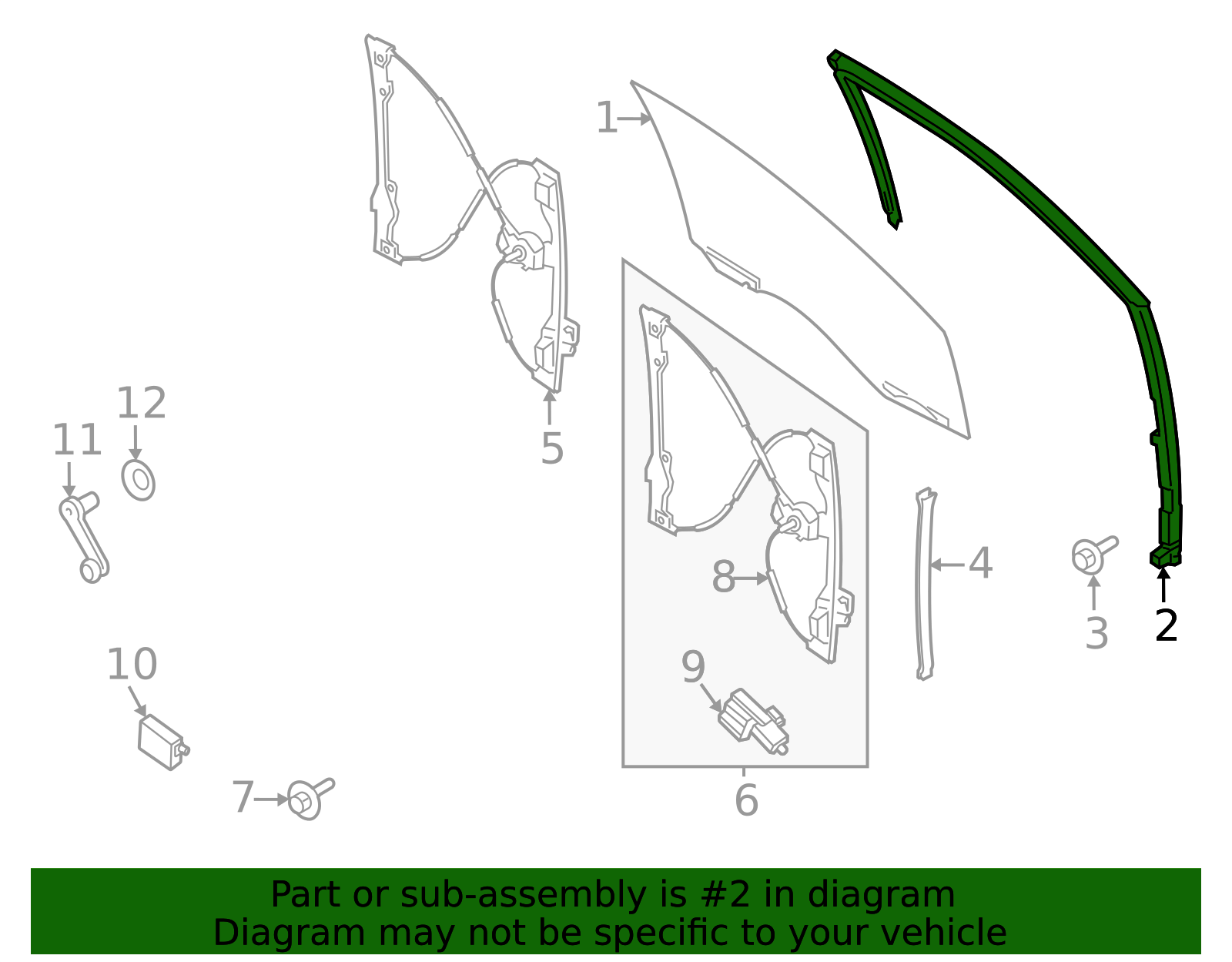 Ford Dealership 2021-2026 Ford Window Channel ML3Z-1521597-A | Ford ...