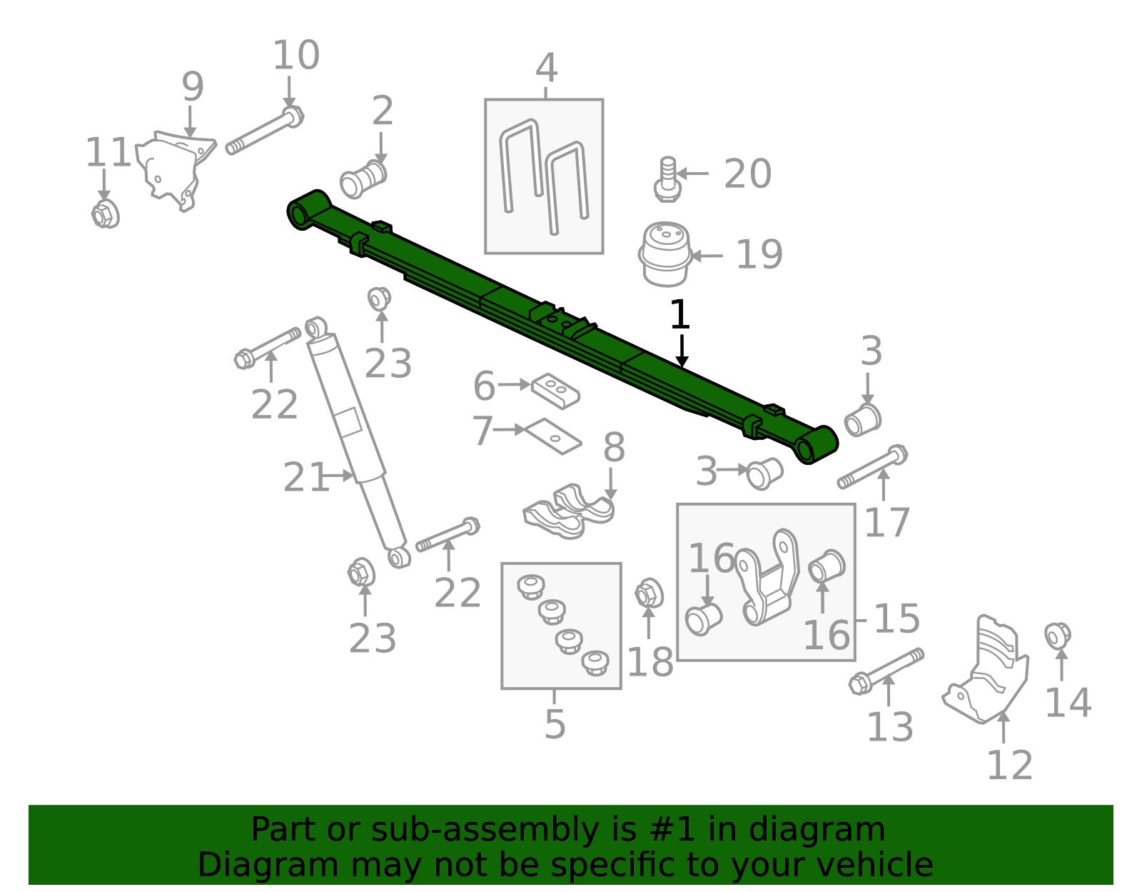 Leaf Spring - OEM Suspension Support for Ford | AutoNation Parts