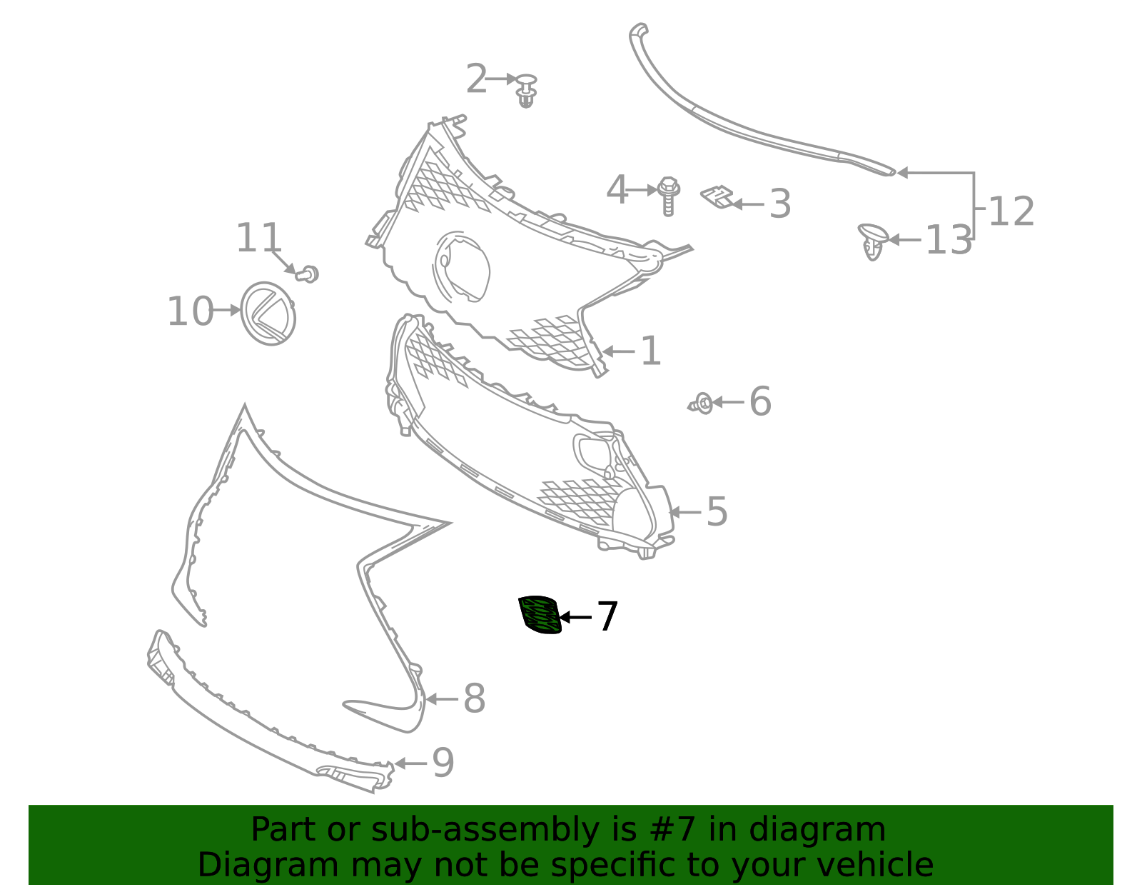 52128-24080 - Hole Cover - 2015-2020 Lexus | My L Parts
