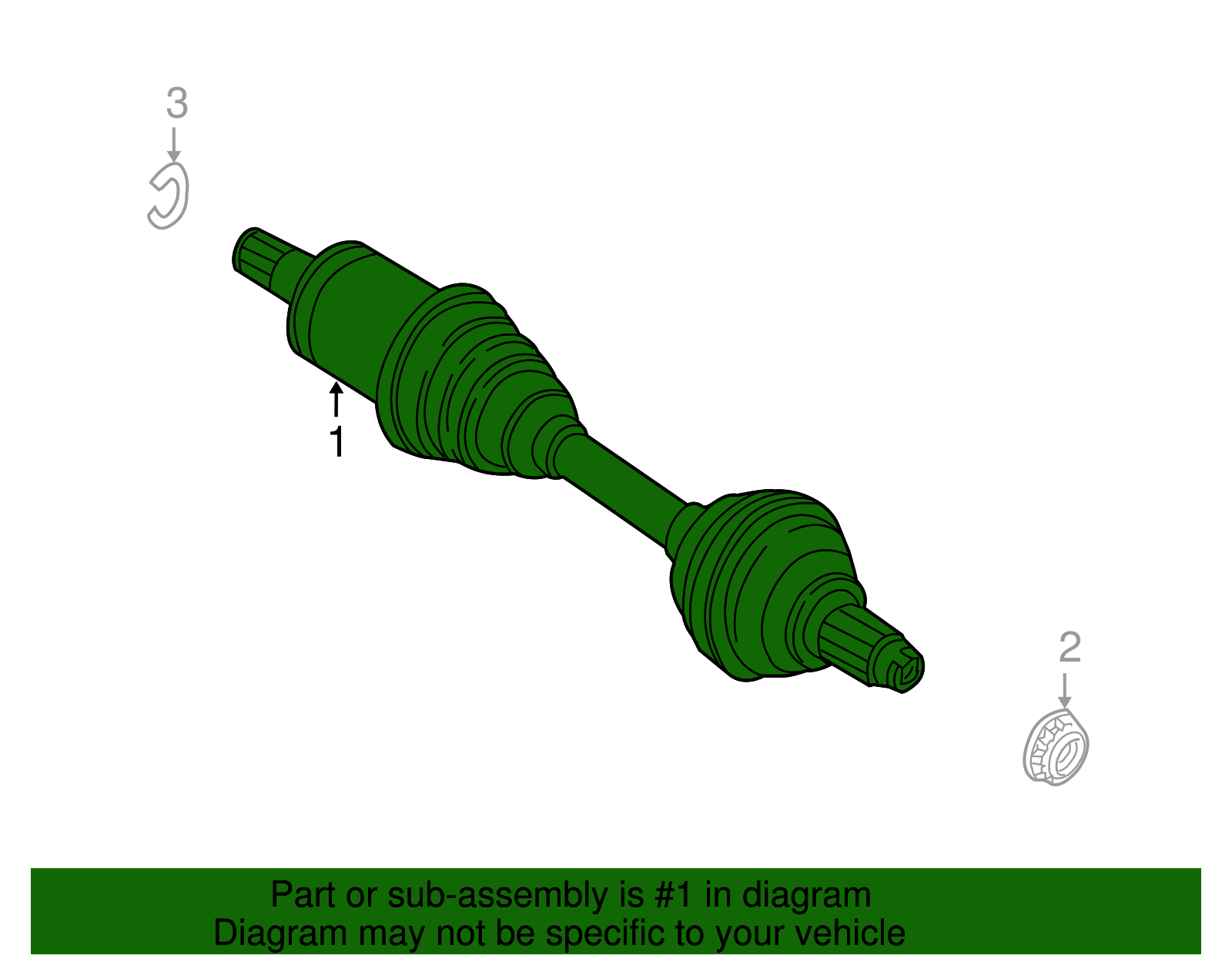 31-60-7-622-883 - 2015-2019 BMW - Axle Assembly | Buy BMW Parts Now