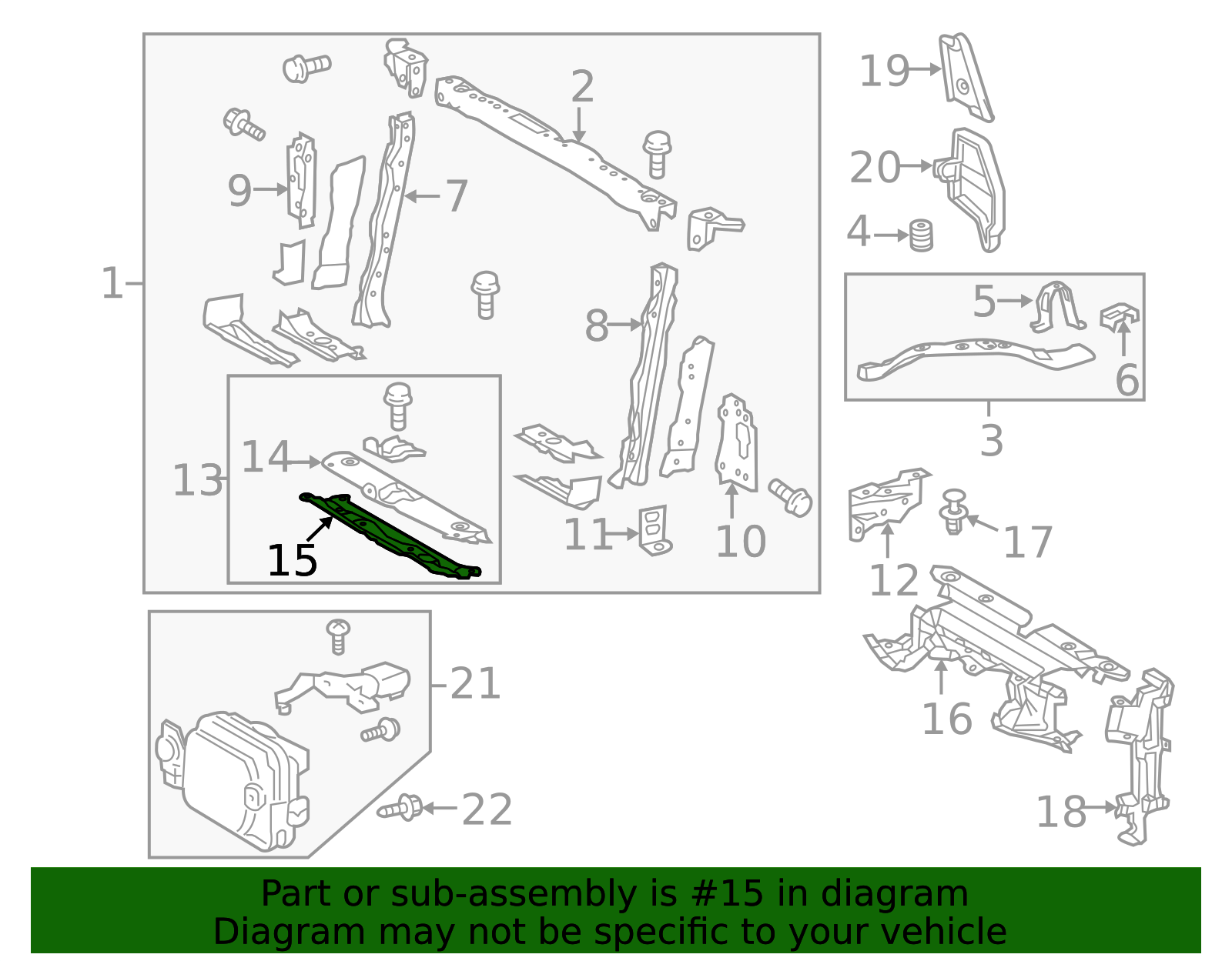53219-0R020 - High-Quality Radiator Support Bracket for AutoNation Parts